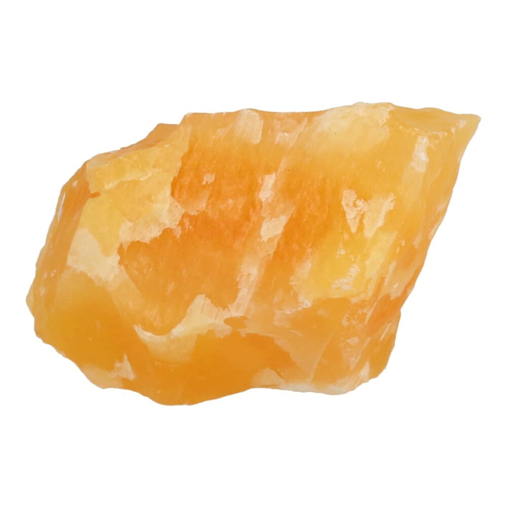 Oranje calciet ruw 'C' - Koop het bij Blije Boeddha edelstenen