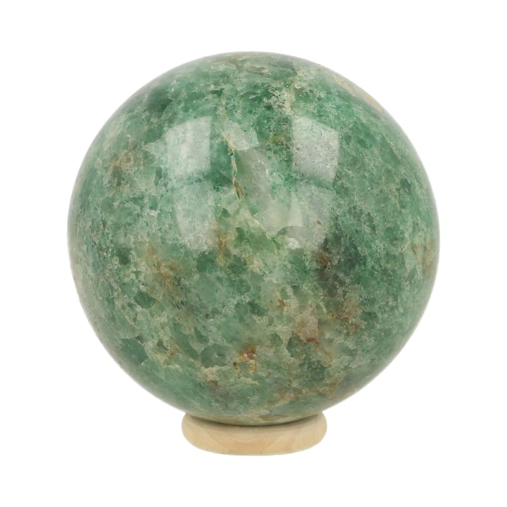 Groene aventurijn bol 74mm - Blije Boeddha edelstenen