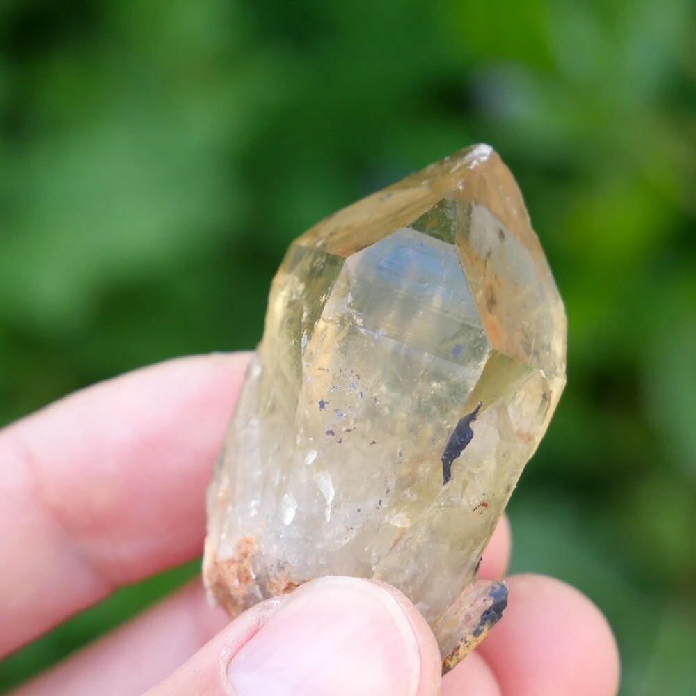 Natuurlijke citrien cluster ruw nr25 - Blije Boeddha